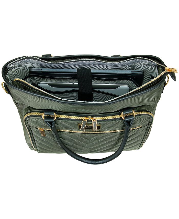 Kenneth Cole Reaction Chelsea Chevron 15" Laptop & Tablet Business Tote ...
