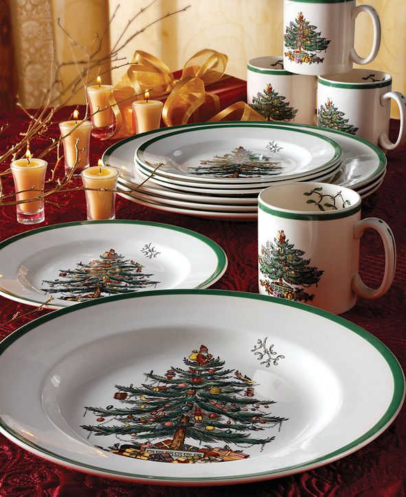 Spode Christmas Tree Dinnerware Collection & Reviews - Fine China - Macy's