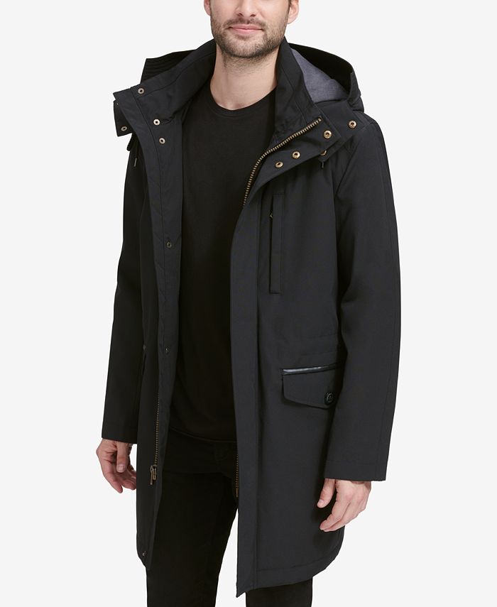 Cole Haan Men's Bonded Car Coat Parka & Reviews - Coats & Jackets - Men ...