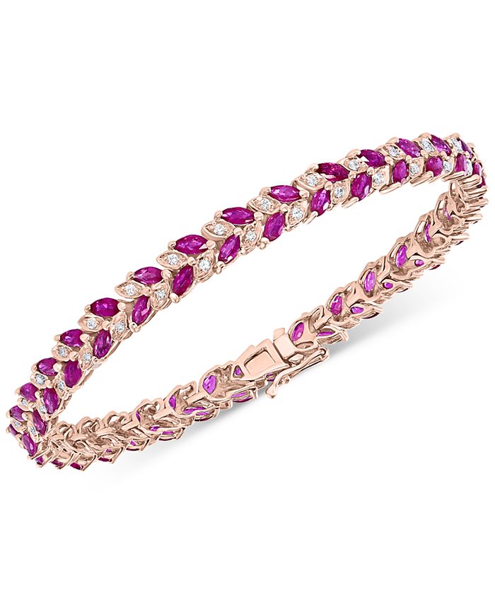 EFFY Collection EFFY® Ruby (6-1/10 ct. t.w.) & Diamond (3/8 ct. t.w ... EFFY Collection EFFY® Ruby (6-1/10 ct. t.w.) & Diamond (3/8 ct. t.w ...