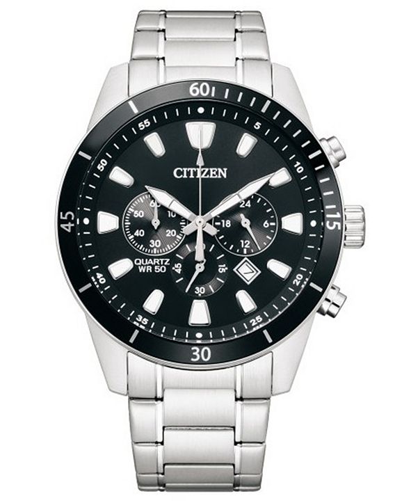 Citizen Men's Chronograph Stainless Steel Bracelet Watch 44mm & Reviews ...