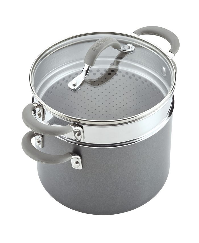 Circulon Elementum Hard Anodized Nonstick 5 Qt Covered Multipot With