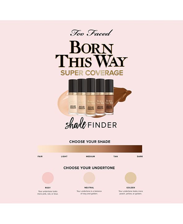 Too Faced Born This Way Super Coverage Multi-Use Sculpting Concealer ...