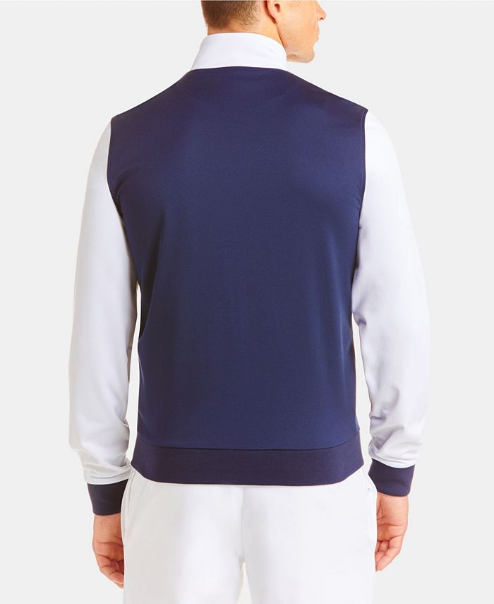Lacoste Logo Taped Full Zip Jacket & Reviews - Coats & Jackets - Men ...
