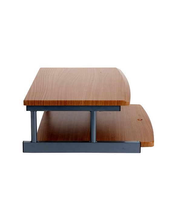 Mind Reader 2 Tier Monitor Stand Riser with Sliding Drawer & Reviews ...