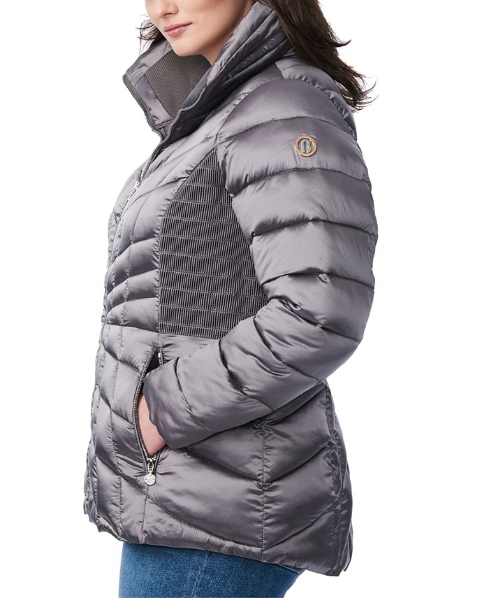 Bernardo Plus Size Packable Water-Resistant Puffer Coat & Reviews ...
