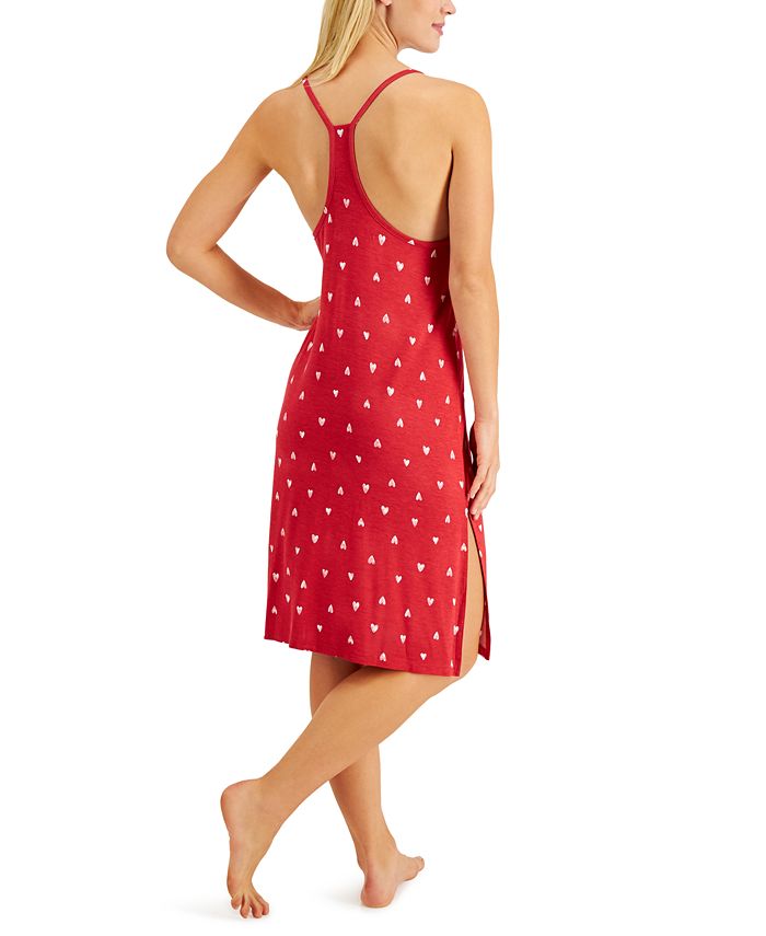 Jenni Printed Long Chemise Nightgown, Created for Macy's & Reviews ...